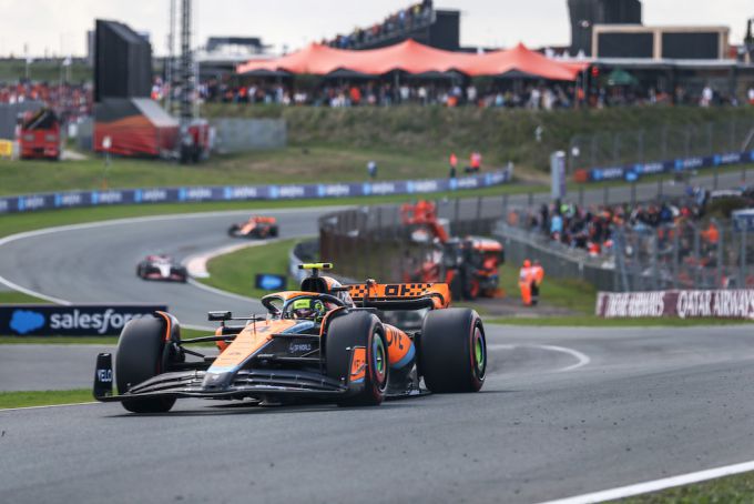Lando Norris startte in Zandvoort naast Max Verstappen: "We hebben het weggegooid" | RaceXpress